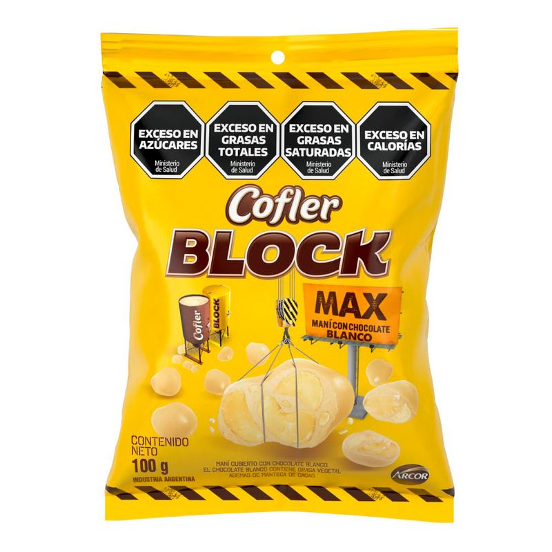Maní Con Chocolate Blanco Block 100 G - Masonline - Más Online